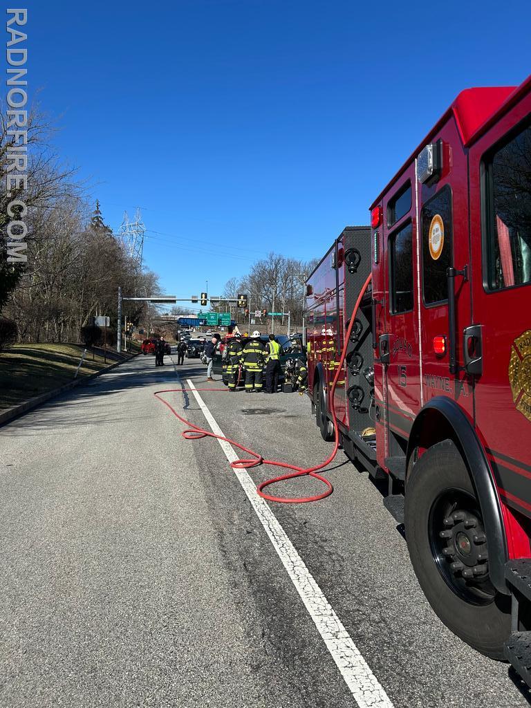 Vehicle Fire in Villanova - Radnor Fire Company